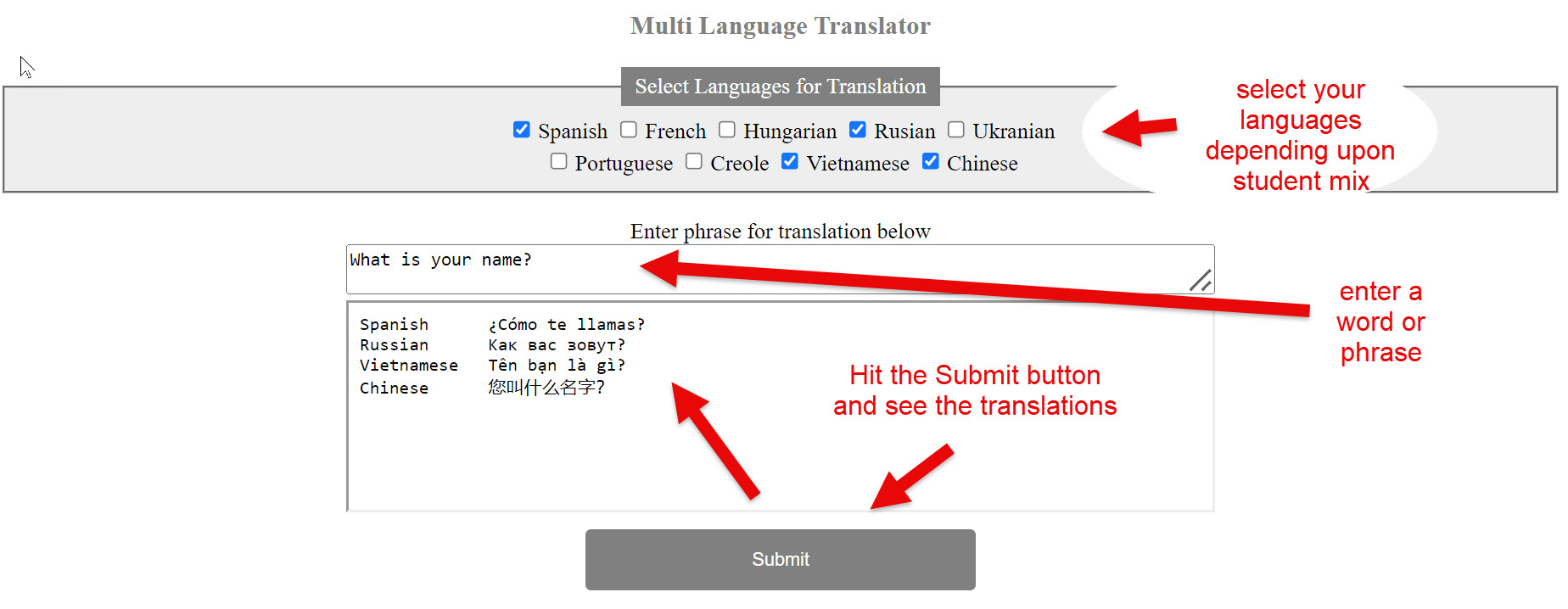 English as a Second Language – Planet Earth Generic Website Template